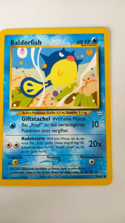 Baldorfish - Pokemon - Neo Revelation | Kaufen auf Ricardo