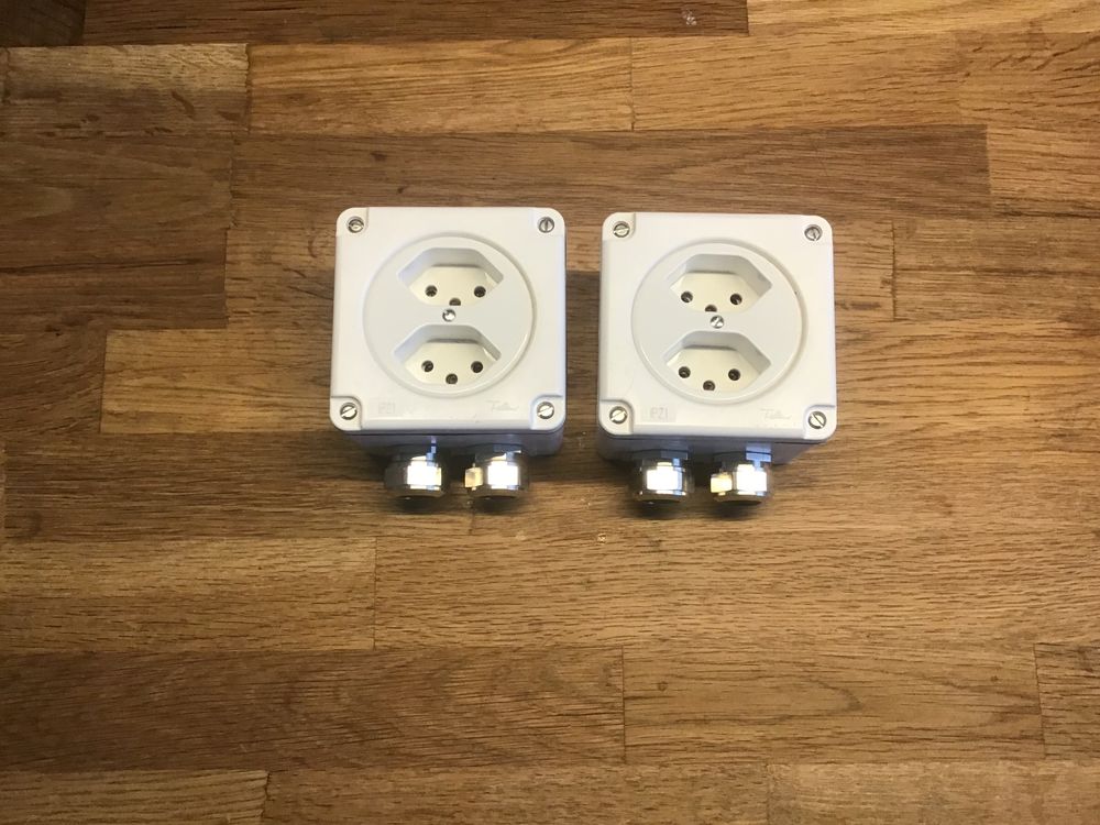 2x Feller Zweifach-Steckdose Typ 13 NAP (Gebraucht) in Bülach für CHF ...