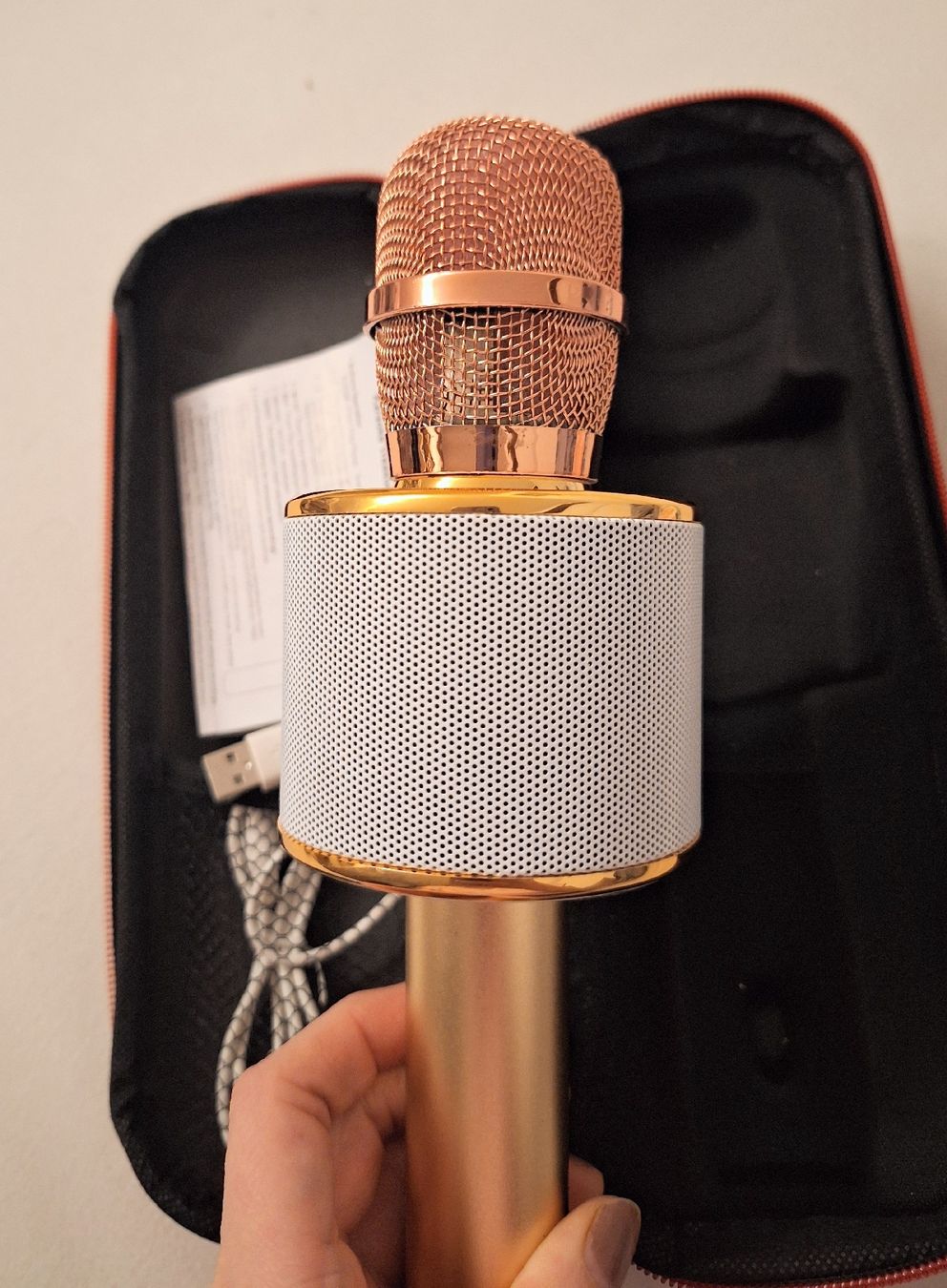 Karaoke Mic - rose gold, barely used (Gebraucht) in Volketswil für CHF ...
