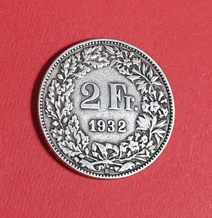 2 Franken 1932 Auflage in Mio. 0.25 „Silber“ (Gebraucht) in Uttigen für CHF 7 – mit Lieferung ...