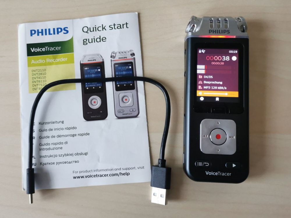 Diktiergerät Philips Voice Tracer DVT6110 8GB | Kaufen auf Ricardo