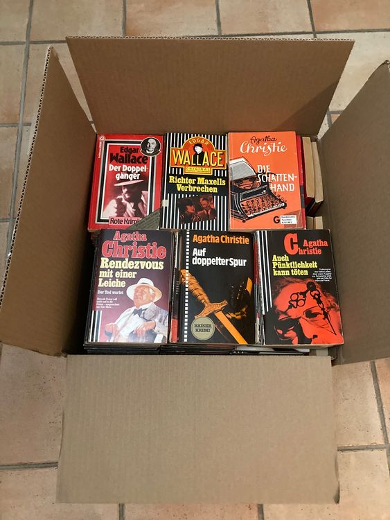121 Kriminalromane von Agatha Christie und Edgar Wallace (Gebraucht) in ...