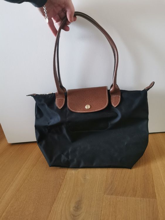 Longchamp Tasche Le Pliage schwarz, Leder, gepflegt (Gebraucht) in Lütisburg Station für CHF 45 ...