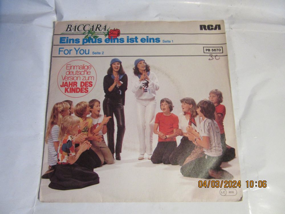 Vinyl-Single Baccara | Kaufen auf Ricardo