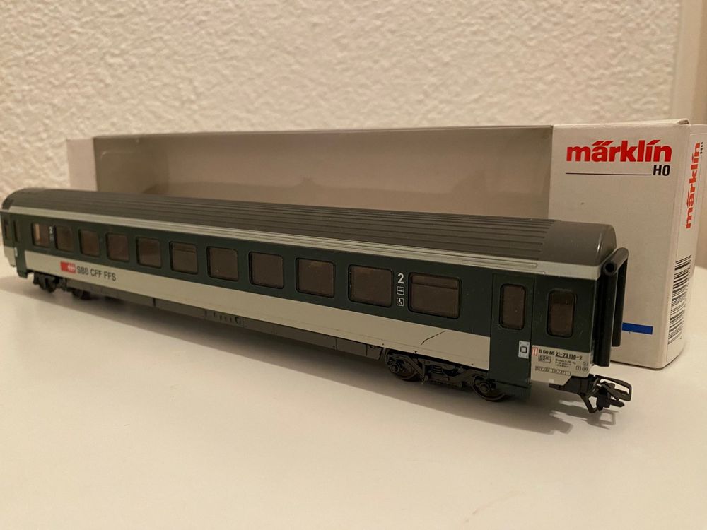 Märklin 4216 SBB IC-Wagen EW IV 2.Kl. mit OVP (Gebraucht) in ...