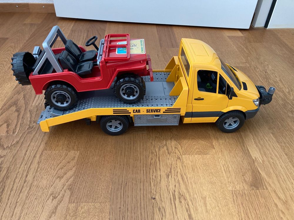 Abschleppwagen Mercedes Benz für Kinder von Bruder neuwertig (Gebraucht ...