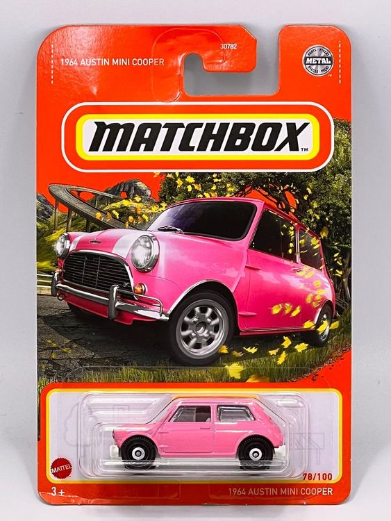 Matchbox 1964 Austin Mini Cooper Pink - MBX Basic Car 78/100 | Kaufen ...