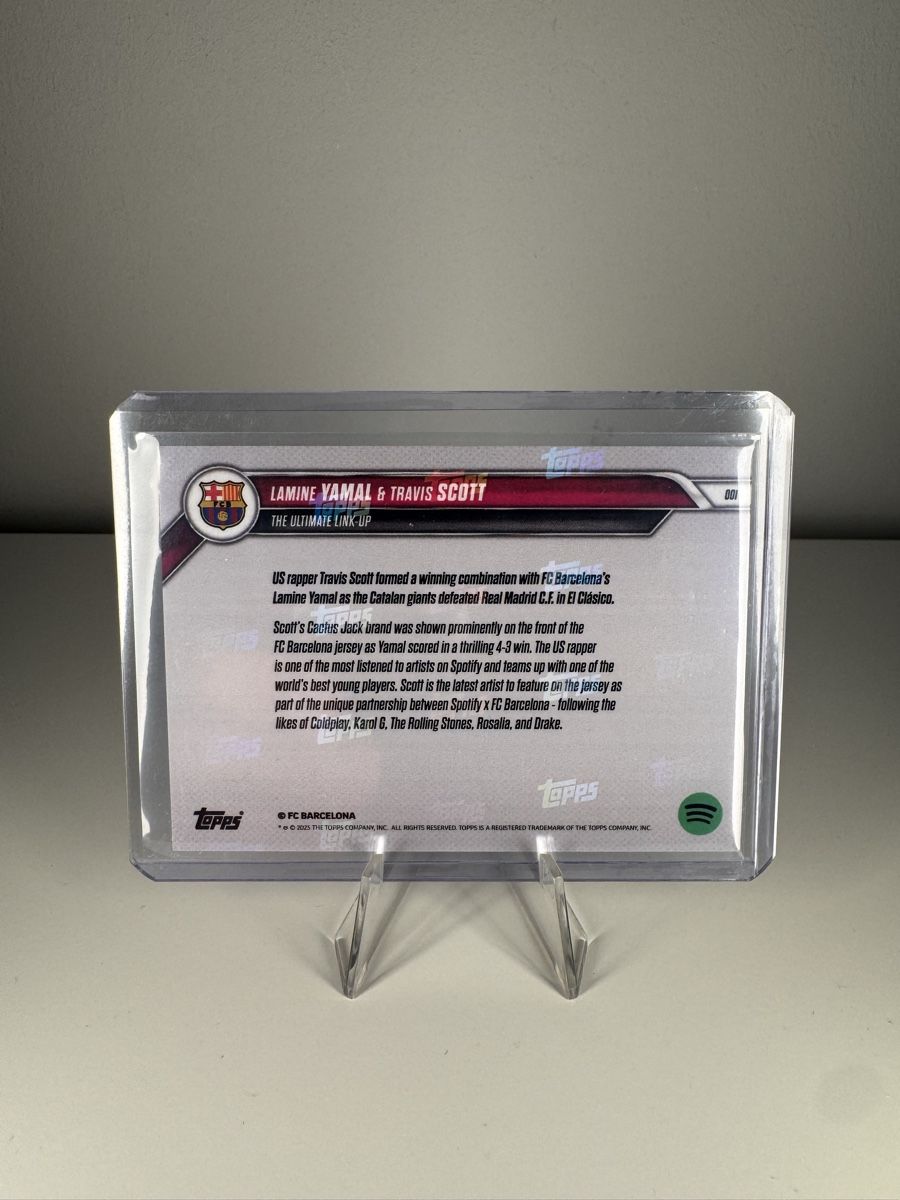Travis Scott & Lamine Yamal 2025 FC Barcelona Topps NOW (Neu (gemäss ...
