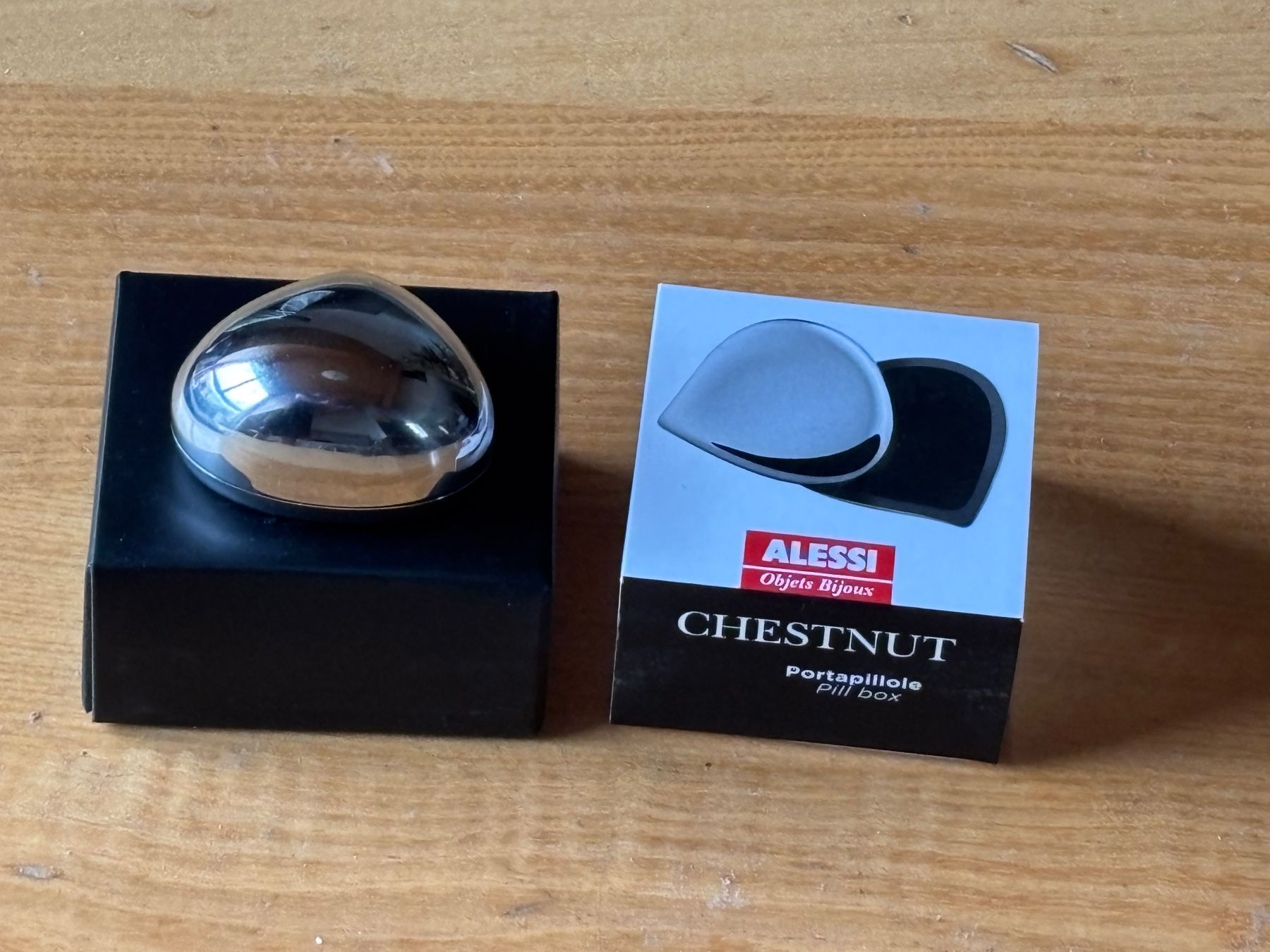 Alessi Chestnut Porte pilule / Portapillole /Pillendose (D'occasion) à ...