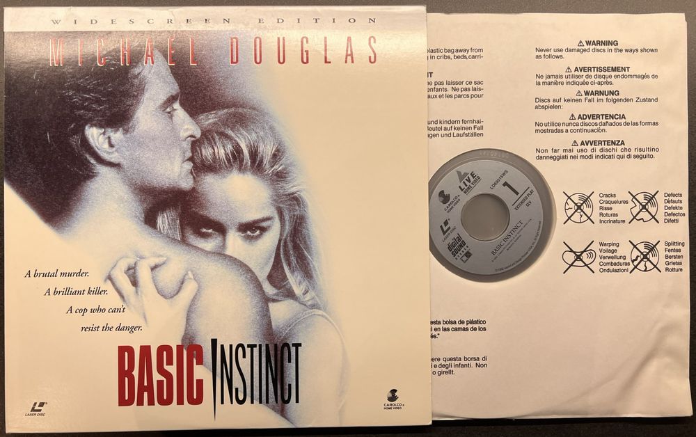 LASERDISC / Basic Instinct | Kaufen auf Ricardo