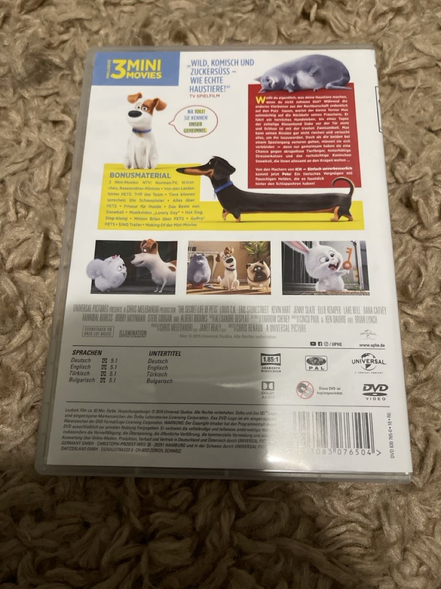 DVD: Pets - Der Film (Special Edition) - Top Zustand! (Gebraucht) in ...