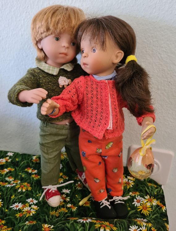 Puppen-Pärchen Sylvia Natterer/Käthe Kruse/White Balloon (D'occasion) à ...