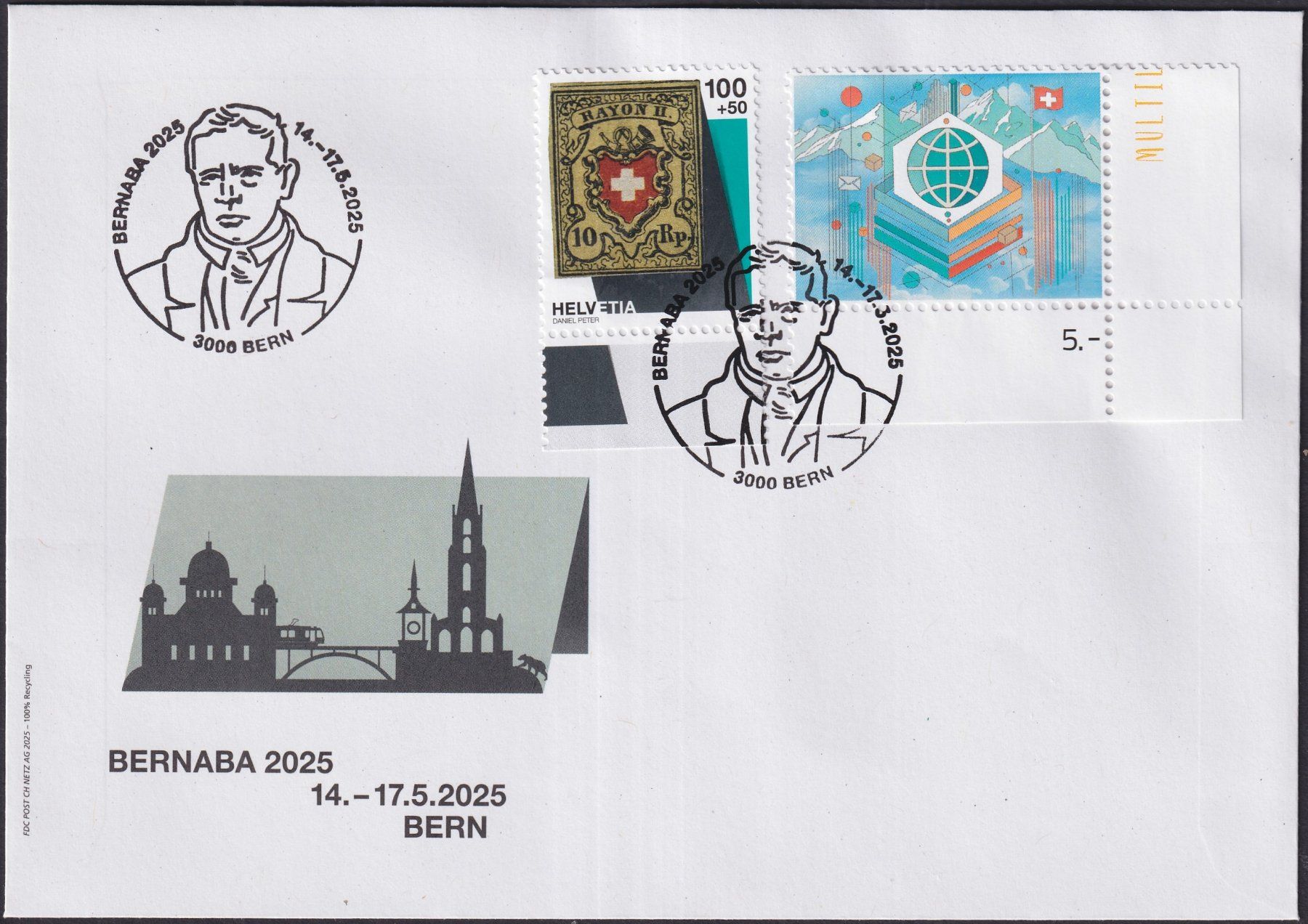 2025, BERNABA MARKE aus BLOCK +Vignette, Seltenheit (6) (Gebraucht) in ...