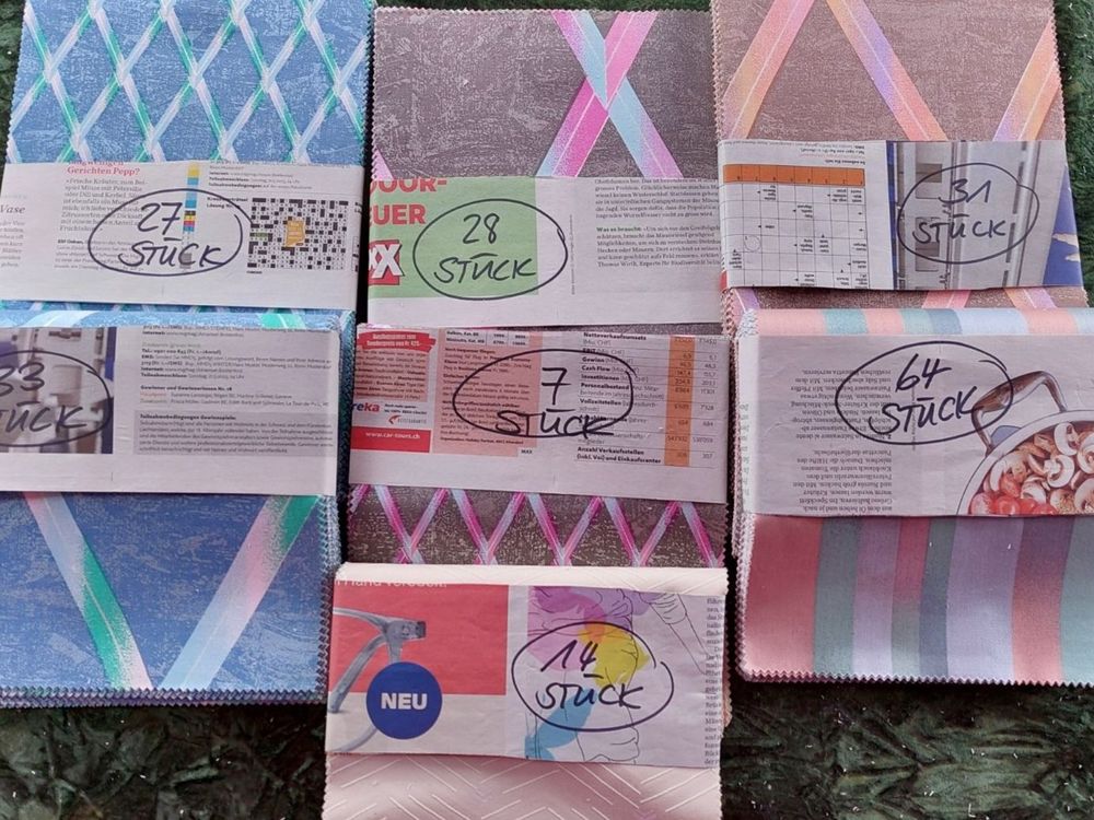 7NER PACK PATCHWORKSTOFFE ( BW ) | Kaufen auf Ricardo