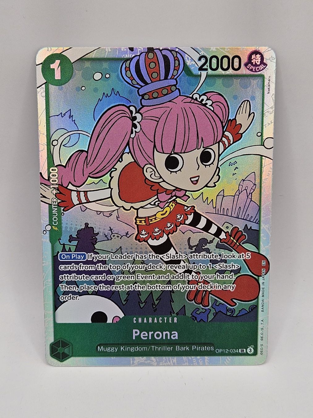 One Piece TCG Perona OP 12 SR (Usato) a Lugano per CHF 1 – con consegna ...
