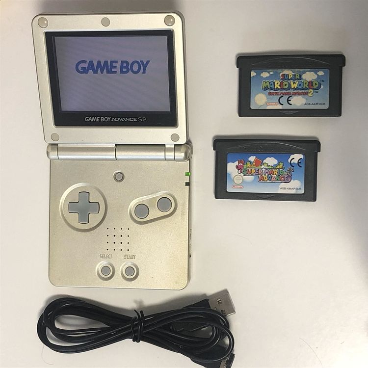 Gameboy Advance SP Gold + 2 x Mario Adv. (Gebraucht) in Mollis für CHF ...