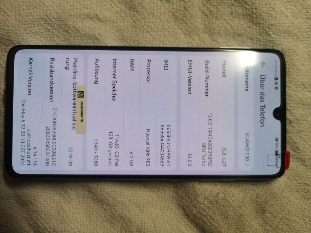 Huawei P 30 128 GB,wie neu,Top Handy,Top Preis (Gebraucht) in Boswil ...