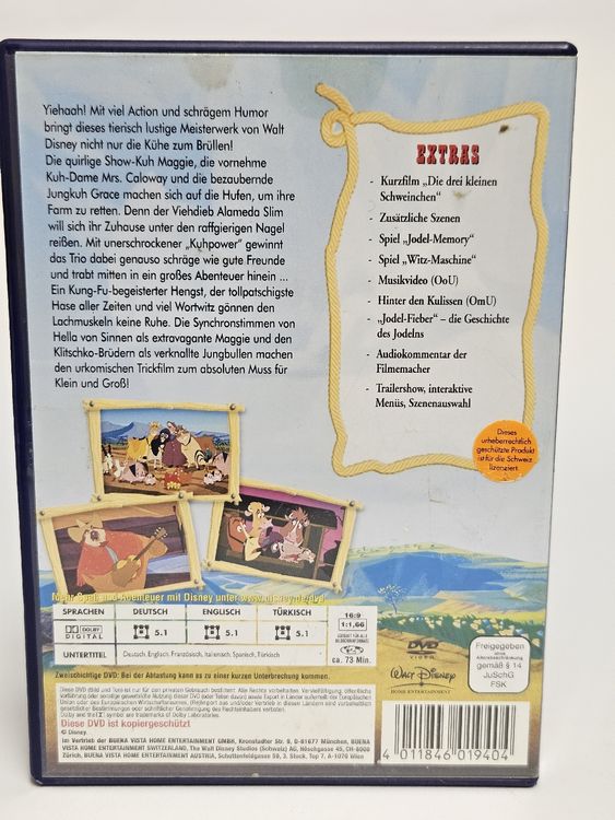 Die Kühe sind los / Walt Disney / DVD #WT18 (Gebraucht) in Oberdorf BL für CHF 1.9 – mit ...