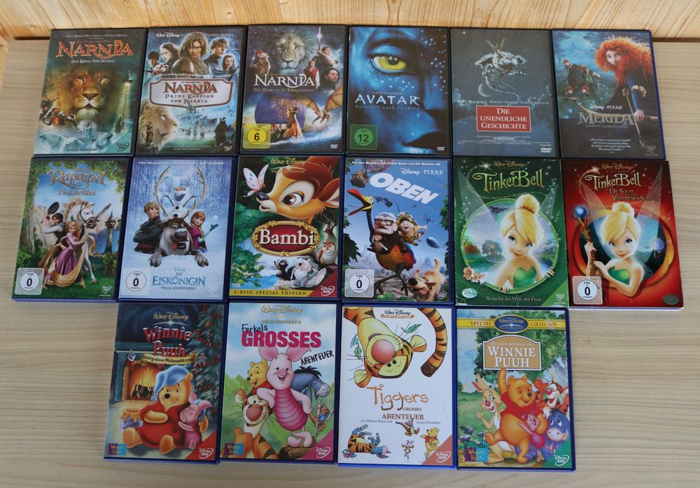 Kinderfilme DVD Set mit 16 Stück (Gebraucht) in Einigen für CHF 39 – mit Lieferung auf Ricardo ...