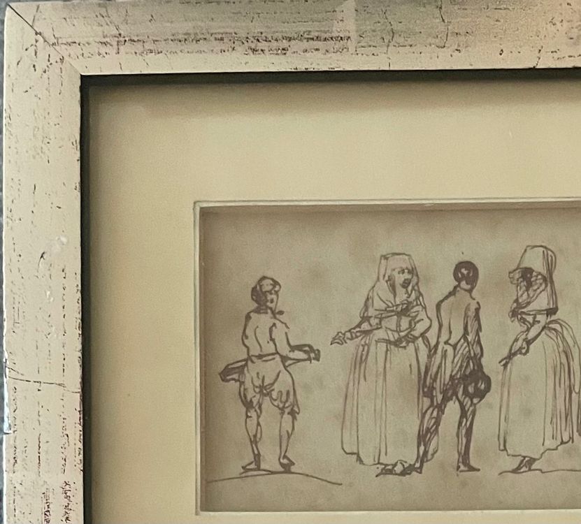 Antike Zeichnung von Personen (Gebraucht) in Root für CHF 20 – mit Lieferung auf Ricardo kaufen