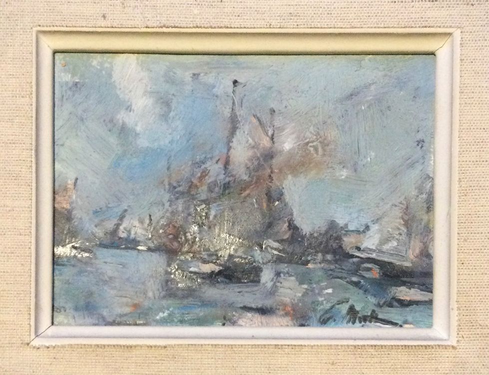 Walter Emil MÜLLER (1896-1983) Hafenszene Gemälde | Kaufen auf Ricardo