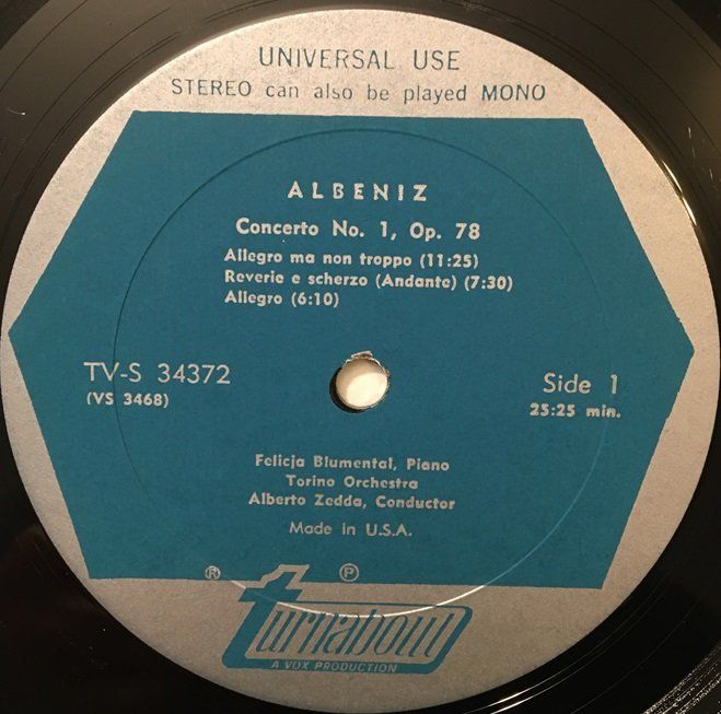 Albeniz - Klavierkonzert / Liszt – Rhapsodie espagnole (LP) (Gebraucht ...