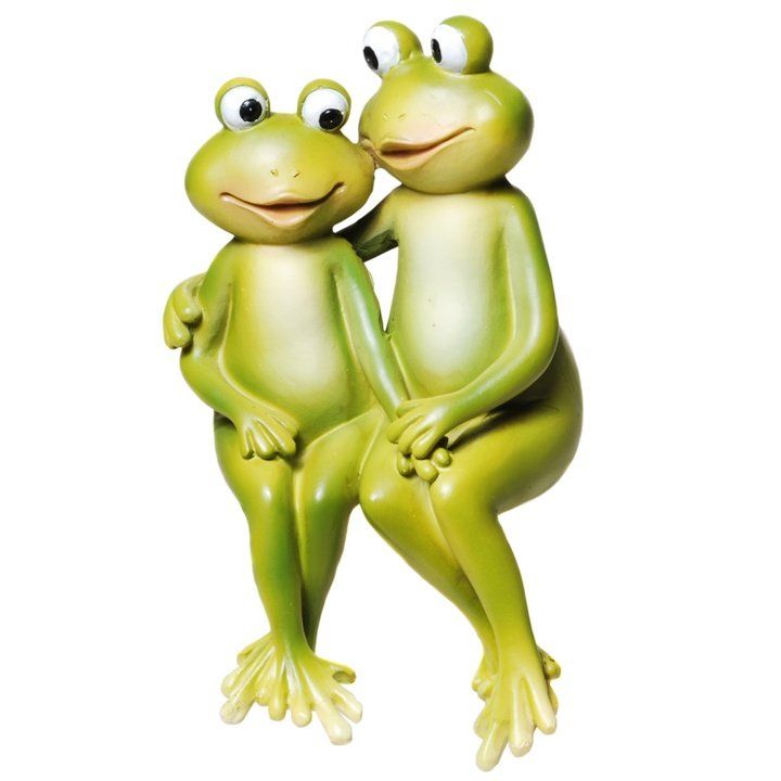 Frosch-Pärchen sitzend | Kaufen auf Ricardo