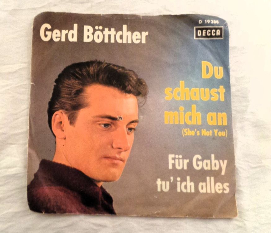 Gerd Böttcher - Du schaust mich an / Single 60er Jahre (Gebraucht) in ...