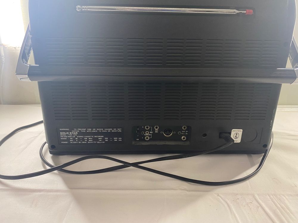 Gold Star Stereo Cassette Recorder Mod.Nr. TSR-540 (Gebraucht) in ...