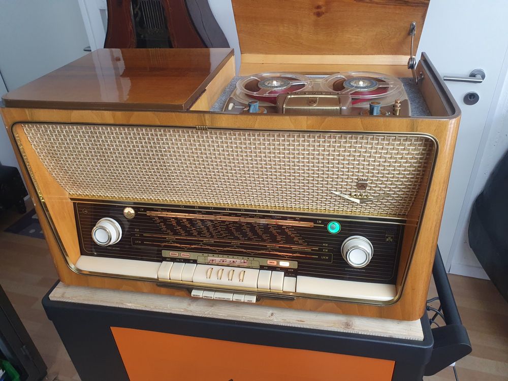 Röhrenradio Grundig 5089 TB Spitzengerät 50er Jahre Tonband | Kaufen ...