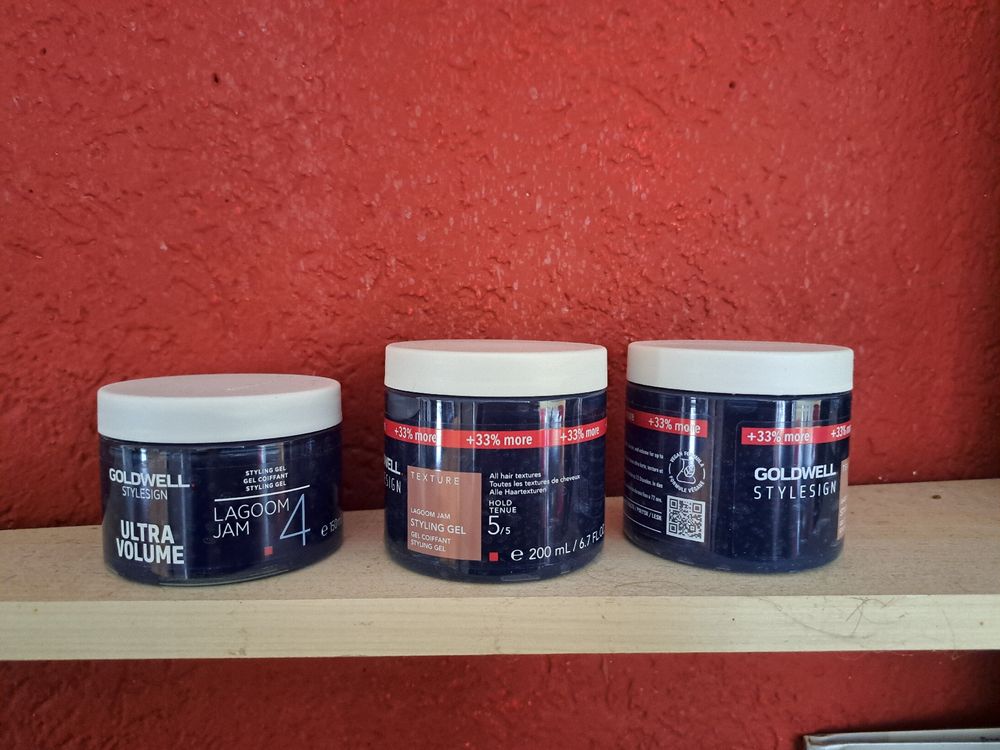 Goldwell Styling Gel Lagoom Jam, Neu, 2x200ml 1x150 (Neu (gemäss ...
