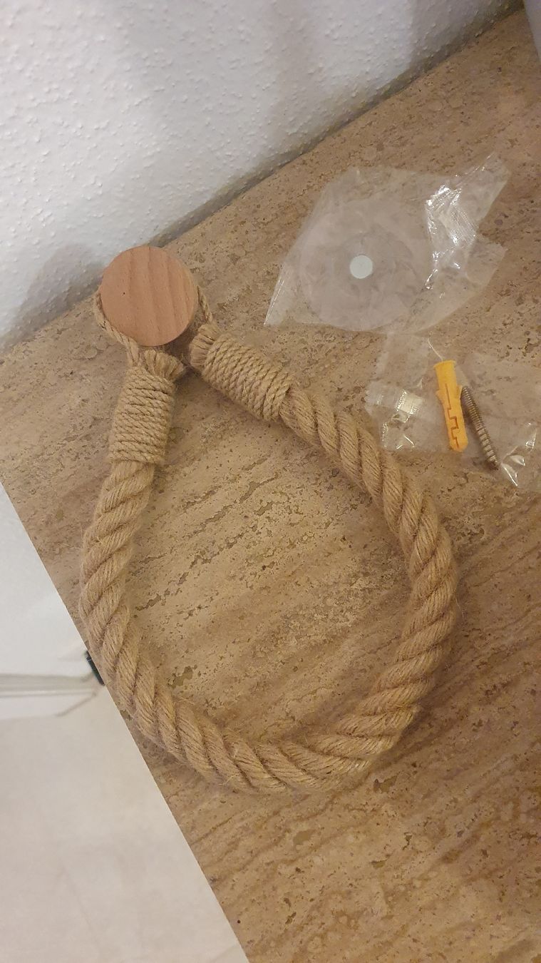 Handtuchhalter aus Seil – Maritimer Touch fürs Badezimmer (Neu (gemäss ...