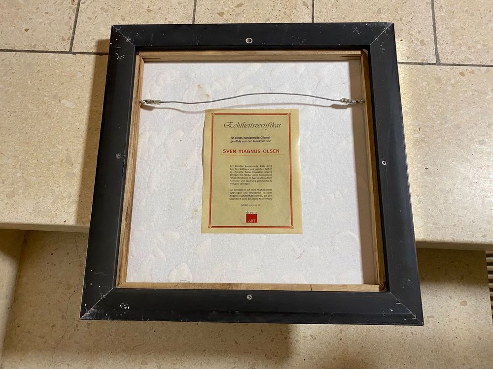 2 Bilder - Originalgemälde von Sven Magnus Olsen (Gebraucht) in ...