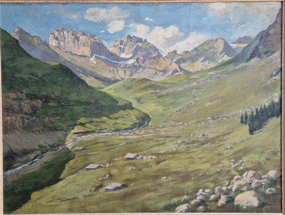 Berglandschaft Gemälde Karl Böttner (1892-1952) (Usato) a per CHF 100 ...