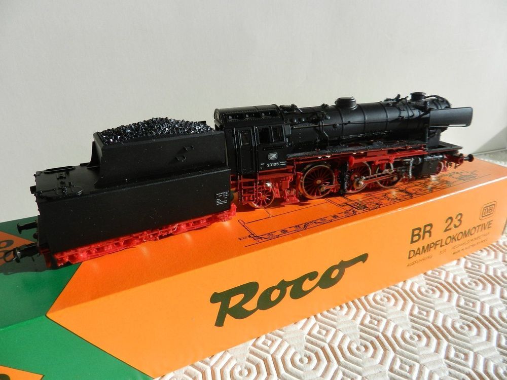 H0 AC ROCO DampfLok mit Tender BR 23 DB (Neu (gemäss Beschreibung)) in ...