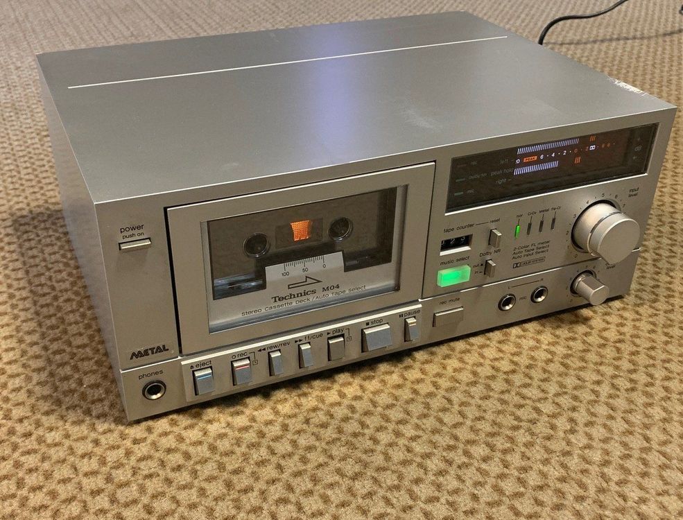 Kleines Tape Deck Technics RS-M04 nur 29,7cm Breite | Kaufen auf Ricardo
