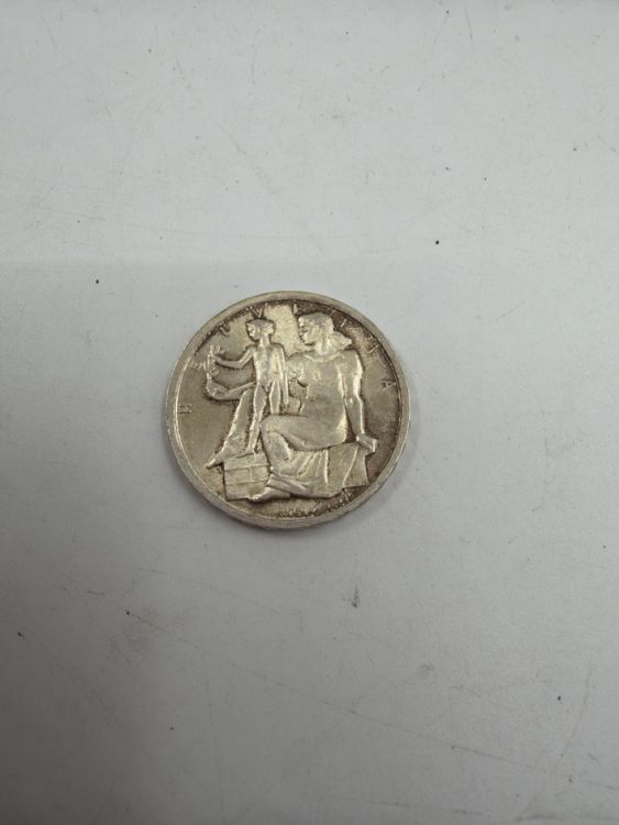 5 Fr. Silbermuenze 1948, Helvetia - Selten! Top Zustand! (Gebraucht) in ...
