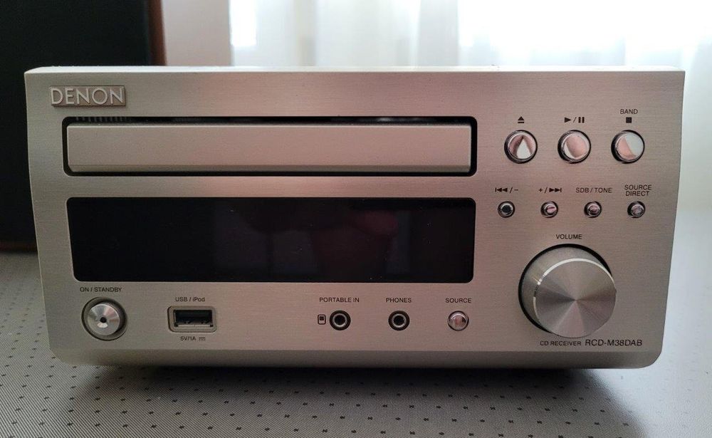 Stereoanlage Denon RCD-M38 DAB mit Boxen SC-M37 , neuwertig (Neu ...