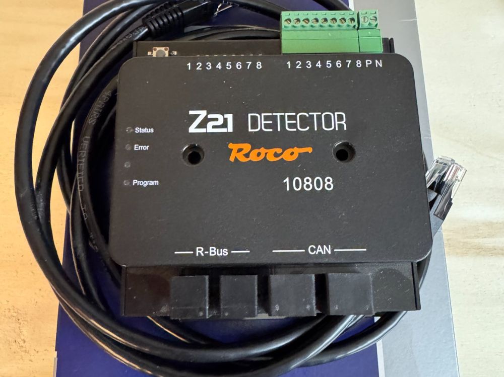 Roco Z21 Detector 10808 (RailCom), 8-fach Gleisbelegtmelder | Kaufen ...