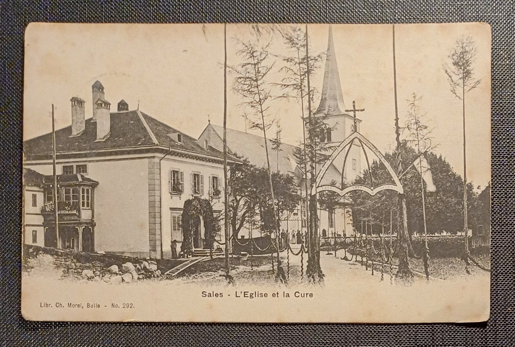 AK L'Eglise et la Cure SÂLES um 1920 (Gebraucht) in Brittnau für CHF 5 ...