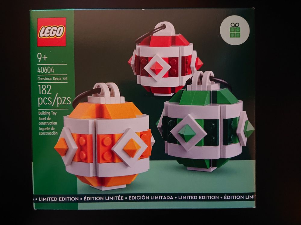 LEGO - 40604 Christmas Decor Set - Limited Edition 9+ 182pcs (Neu und ...