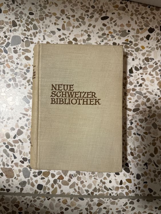 Neue Schweizer Bibliothek. Band 25. | Kaufen auf Ricardo