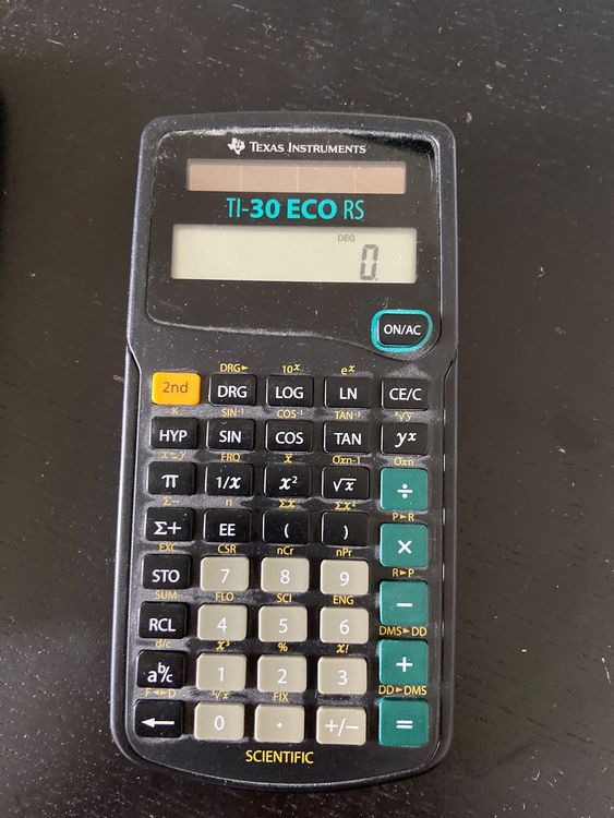 Taschenrechner Texas Instrument (TI-30 ECO RS) (Gebraucht) in Wetzikon ...
