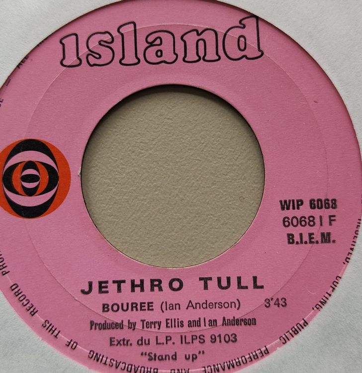 Vinyl-Single Jethro Tull - Bouree | Kaufen auf Ricardo