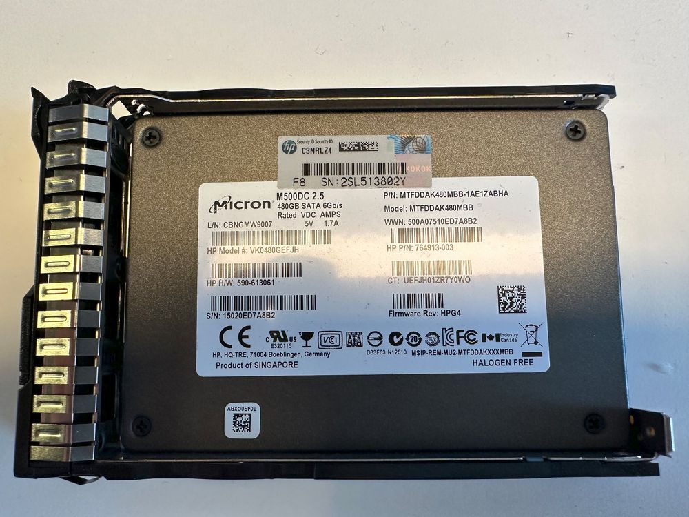 HPE SSD 480GB SATA | Kaufen auf Ricardo