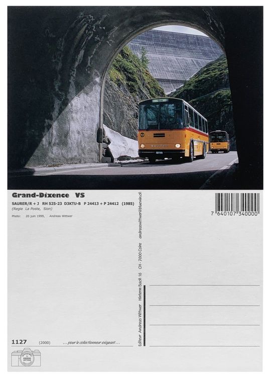 Grand-Dixence Herémence Val Hérens Wallis Postauto SAURER RH | Kaufen ...