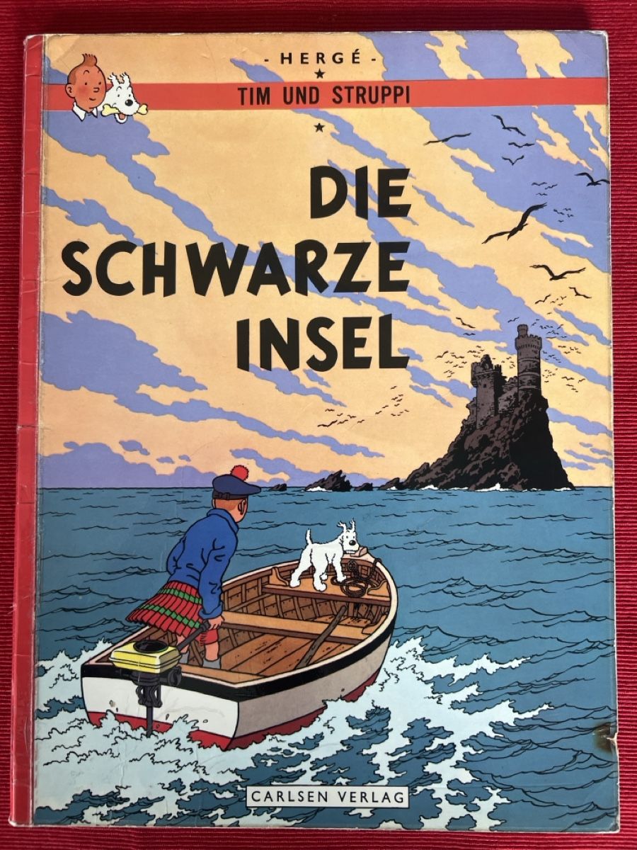 Tim und Struppi - Die Schwarze Insel, Carlsen Verlag 1974 (Gebraucht ...