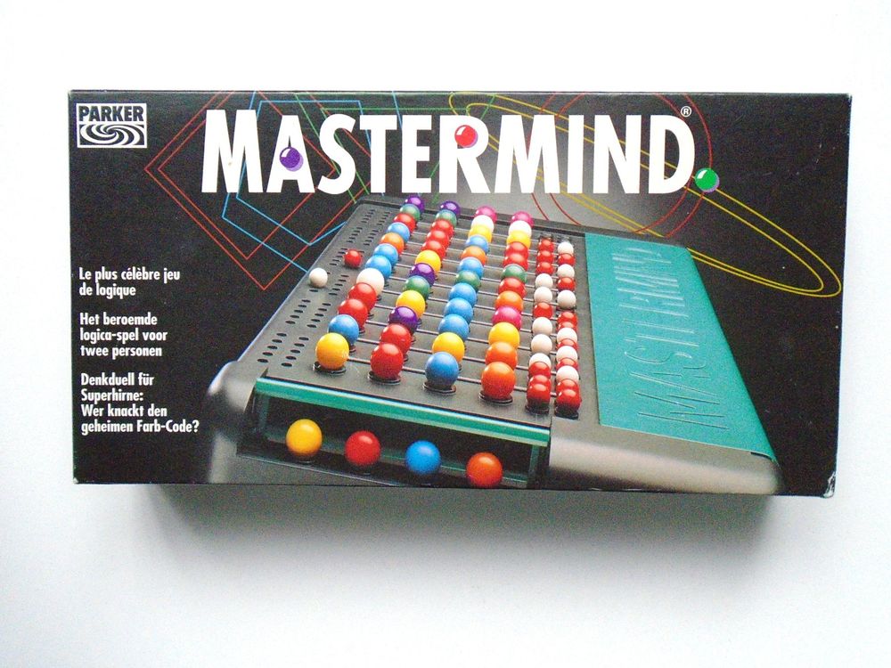 vintage MASTERMIND (Super Master Mind) mit 8 Farben, 1994 (Gebraucht ...