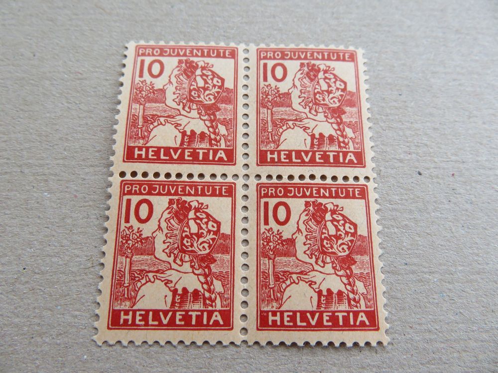 PJ Nr. 3 im 4er Block | Kaufen auf Ricardo