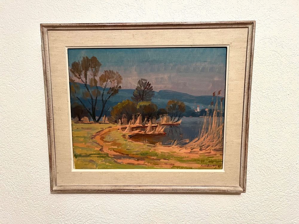 Schöne Landschaft - Öl auf Leinwand - Karl Bürkli (Gebraucht) in Zürich ...